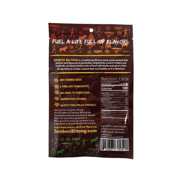 Biltong Sliced - Traditional Flavor - Authentic South African Recipe ...